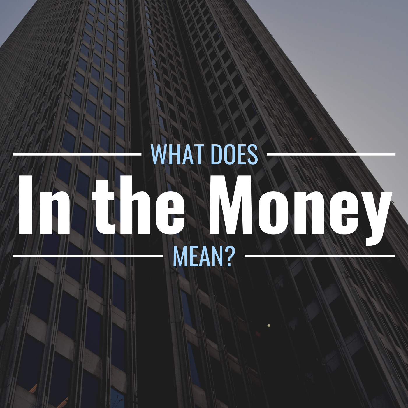 What Does “In the Money” Mean in Options Trading? - TheStreet