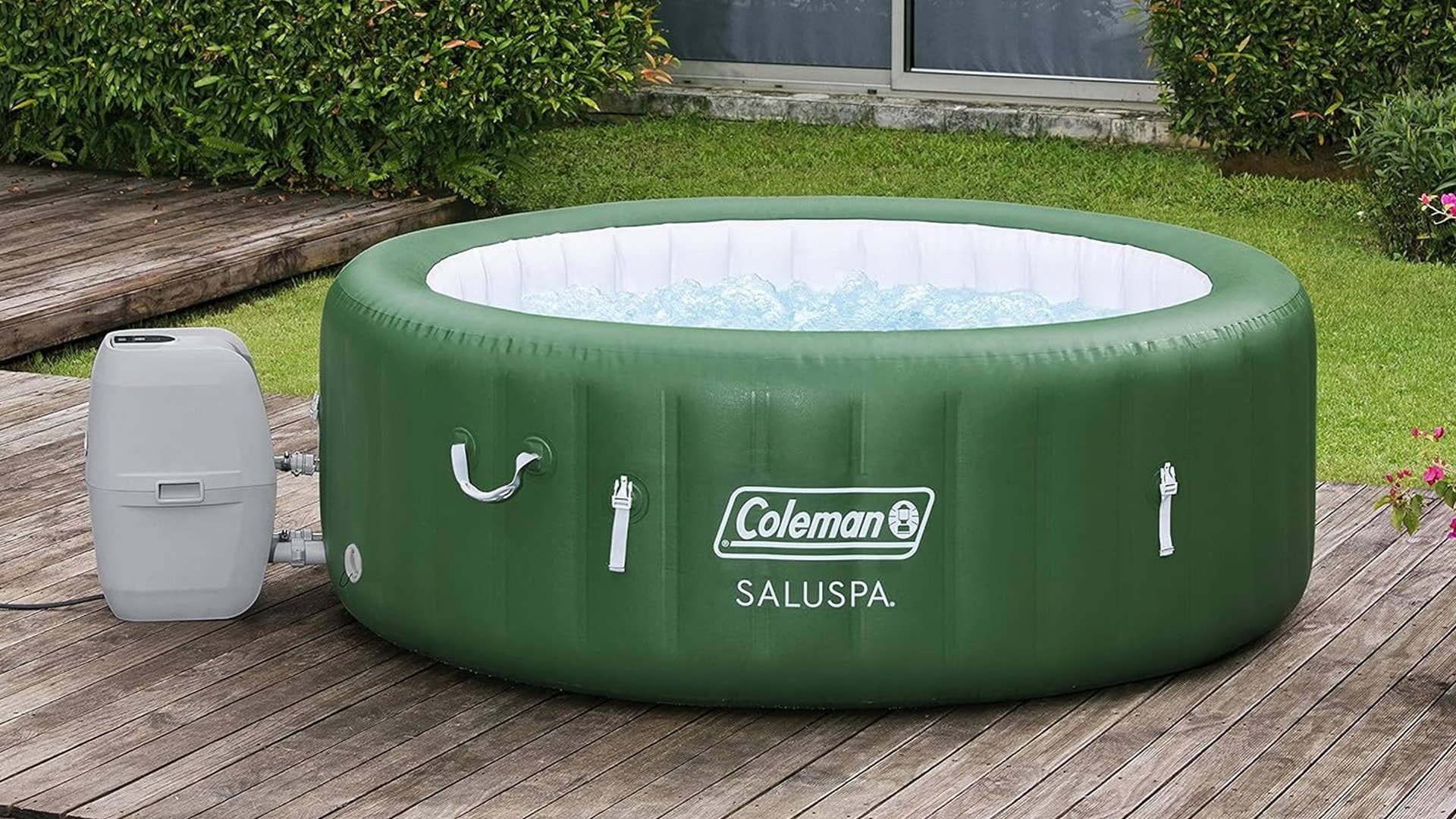 Amazon's bestselling inflatable hot tub is $143 off now - TheStreet