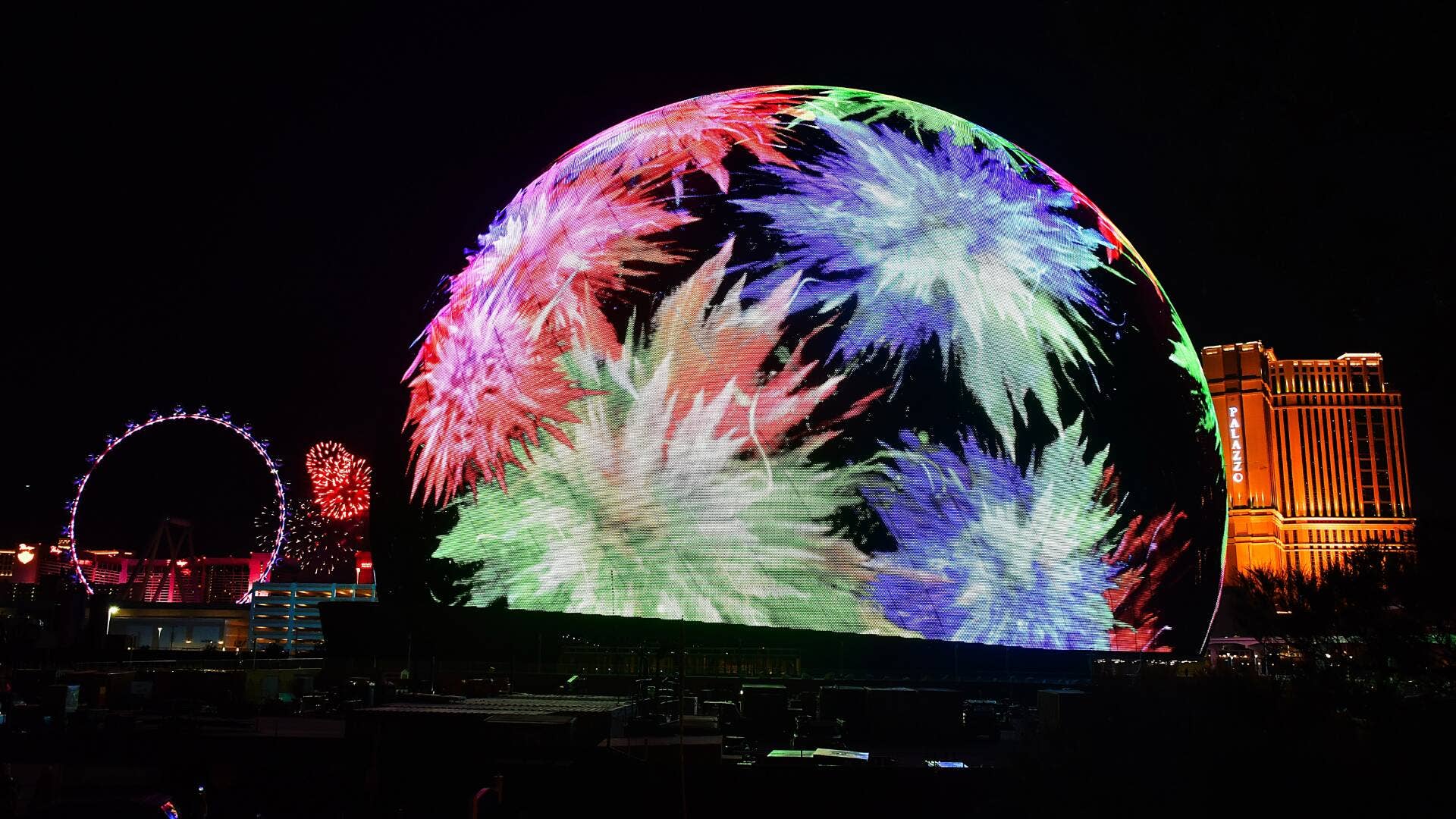 Las Vegas Strip Sphere signs giant rock band for record residency ...