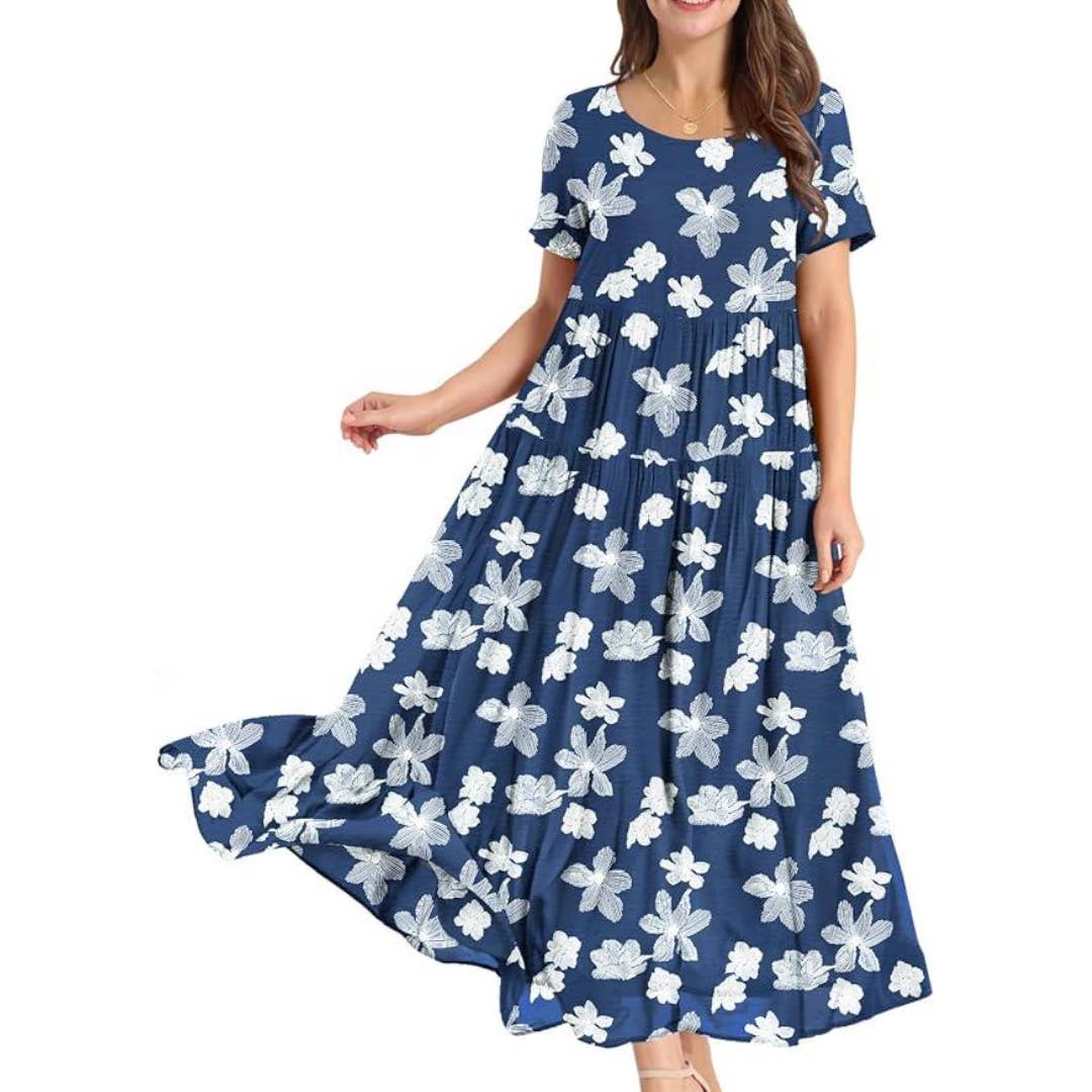 Amazon is selling a $40 floral maxi dress for $19 - TheStreet
