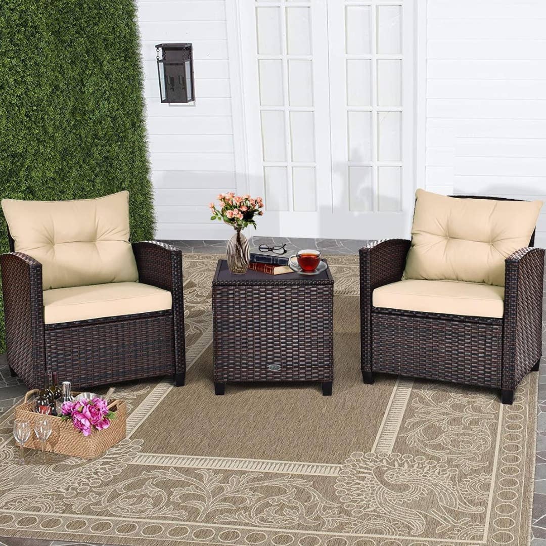 Walmart is selling a $289 wicker patio set for just $144 - TheStreet
