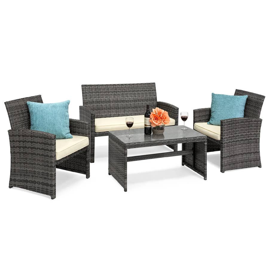 Walmart is selling a $584 wicker patio set for $230 - TheStreet