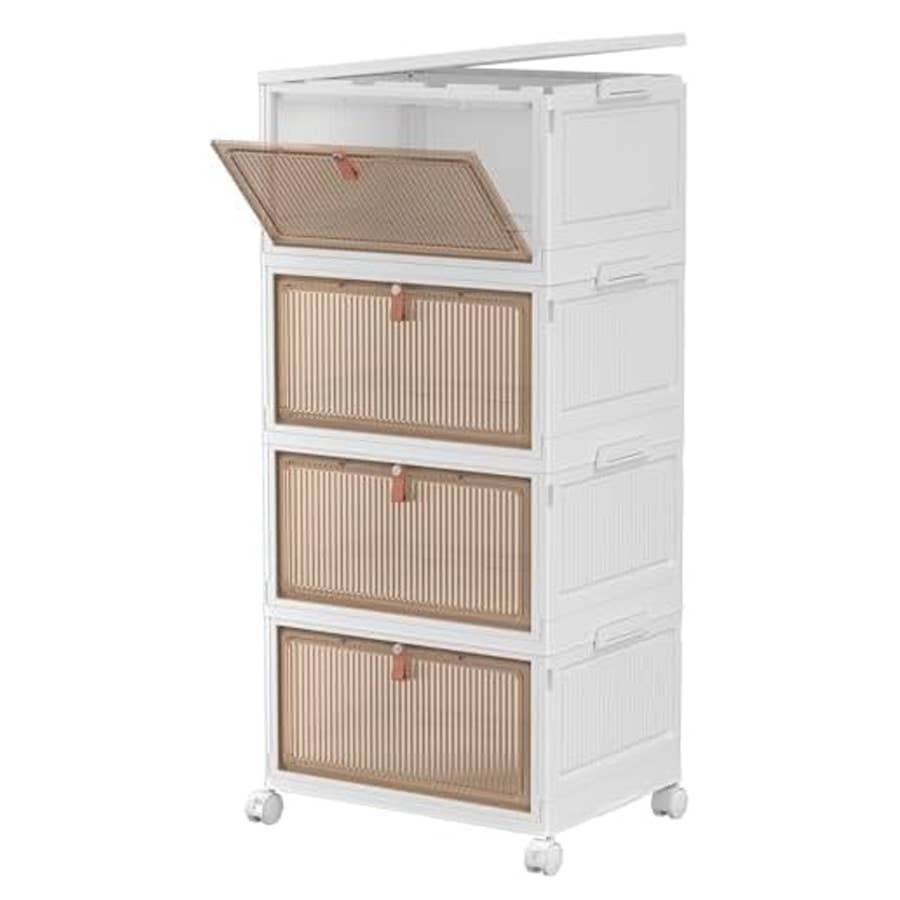 Amazon is selling a $90 stackable storage bins set for $51 - TheStreet
