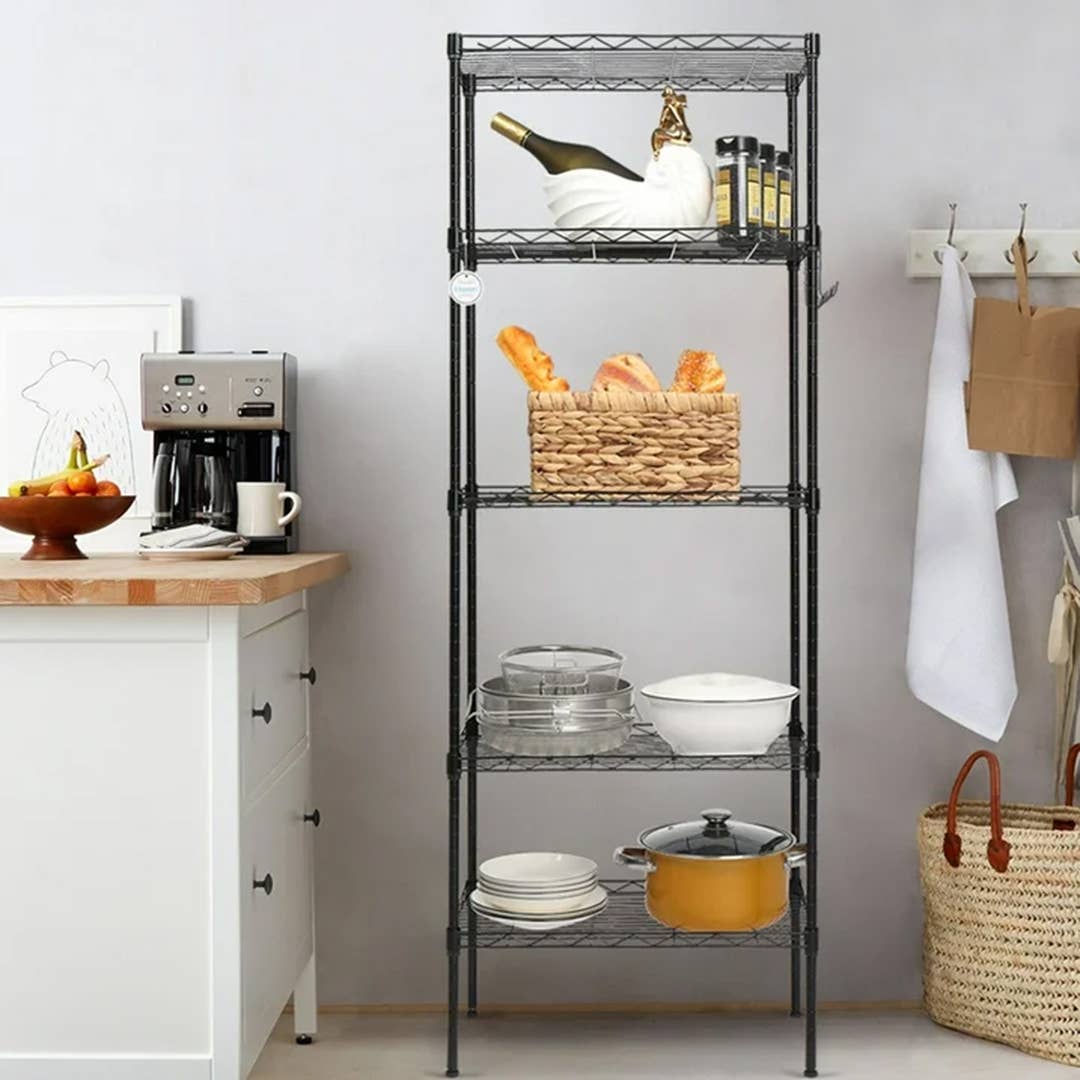 Walmart is selling an $86 5-tier storage shelf for $37 - TheStreet