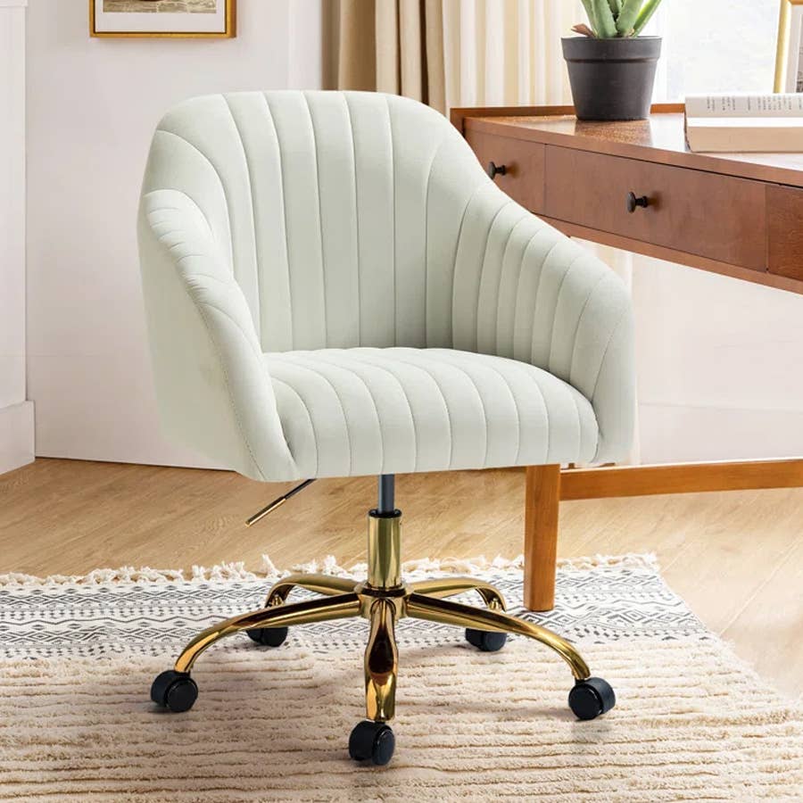 Wayfair is selling a $599 velvet task chair for just $136 - TheStreet