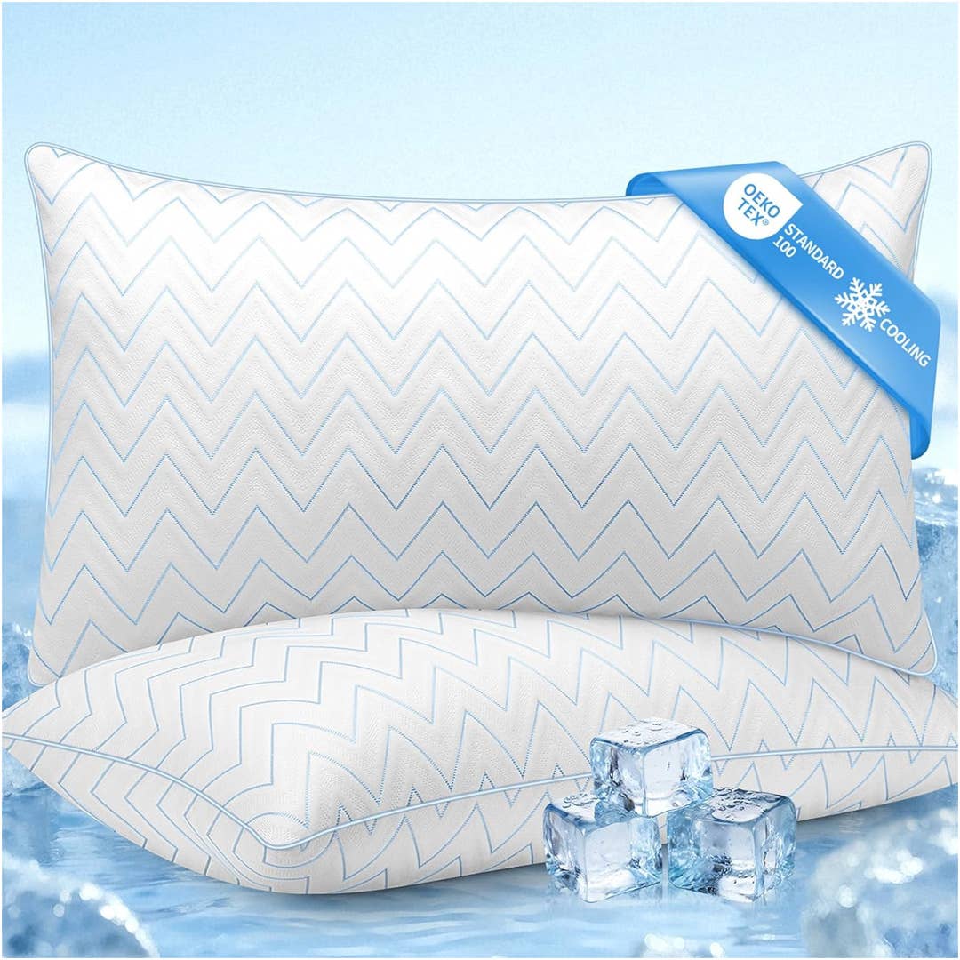 Amazon is selling a $120 set of cooling pillows for $29 - TheStreet