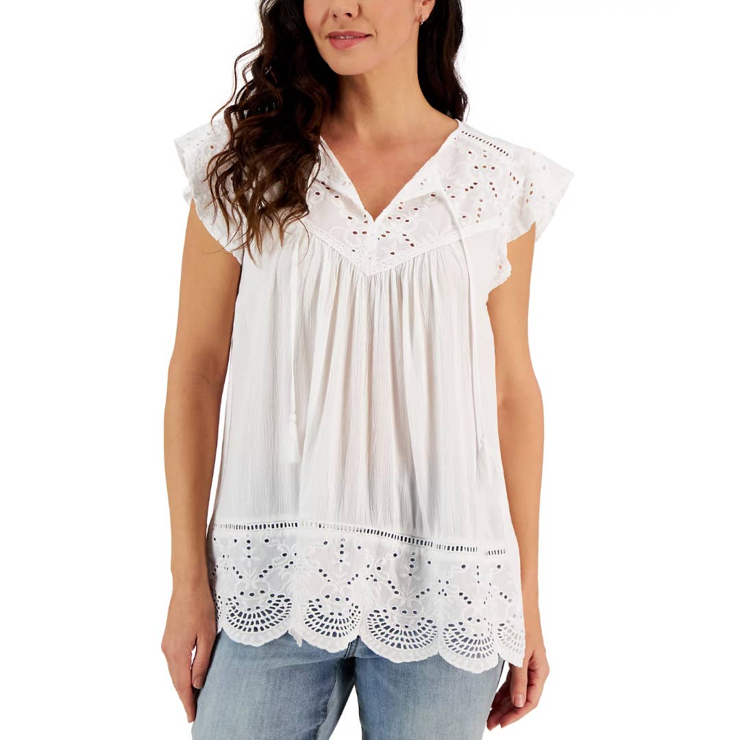 Macy’s is selling a $50 lace blouse for only $25 - TheStreet