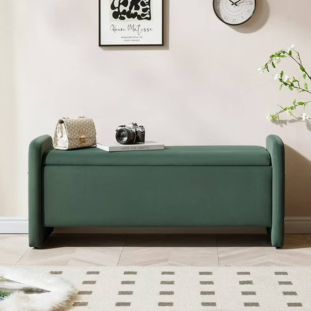 Walmart is selling a $160 storage ottoman bench for $80 - TheStreet