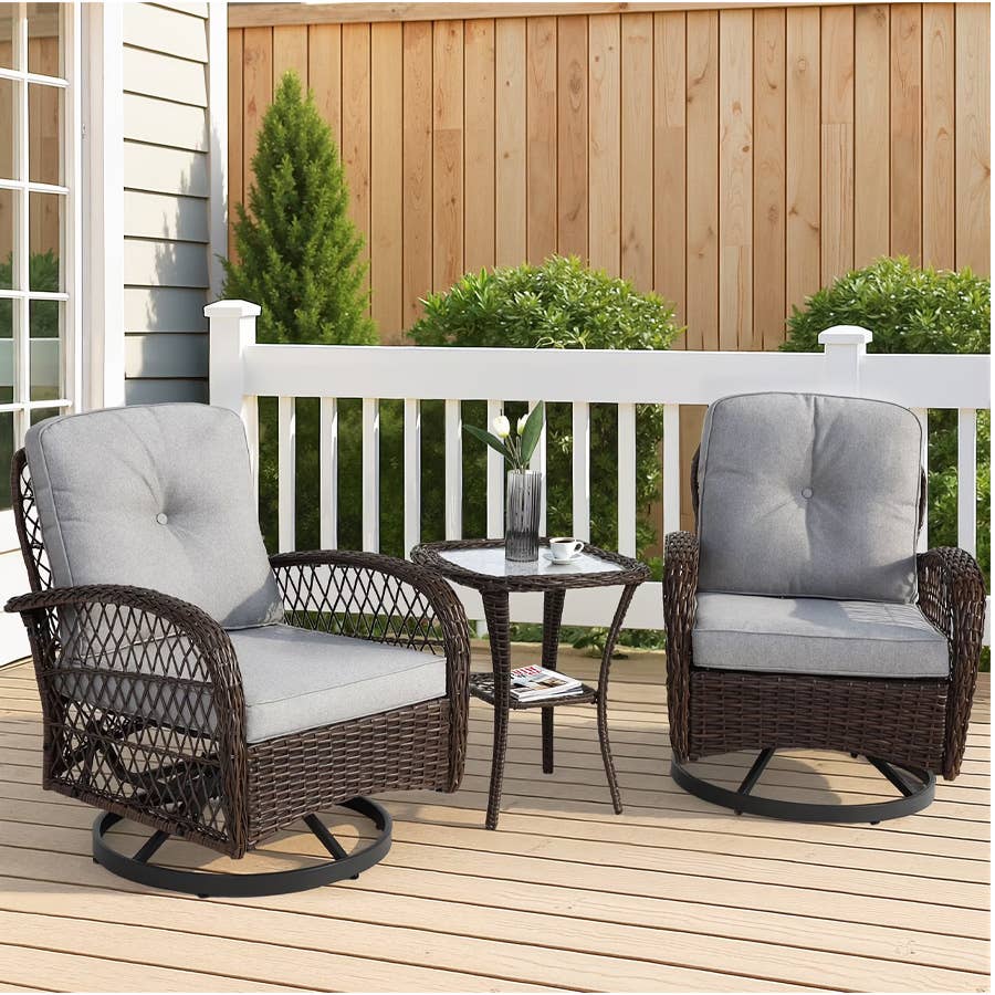 Walmart is selling a $550 rocking chair patio set for $160 - TheStreet