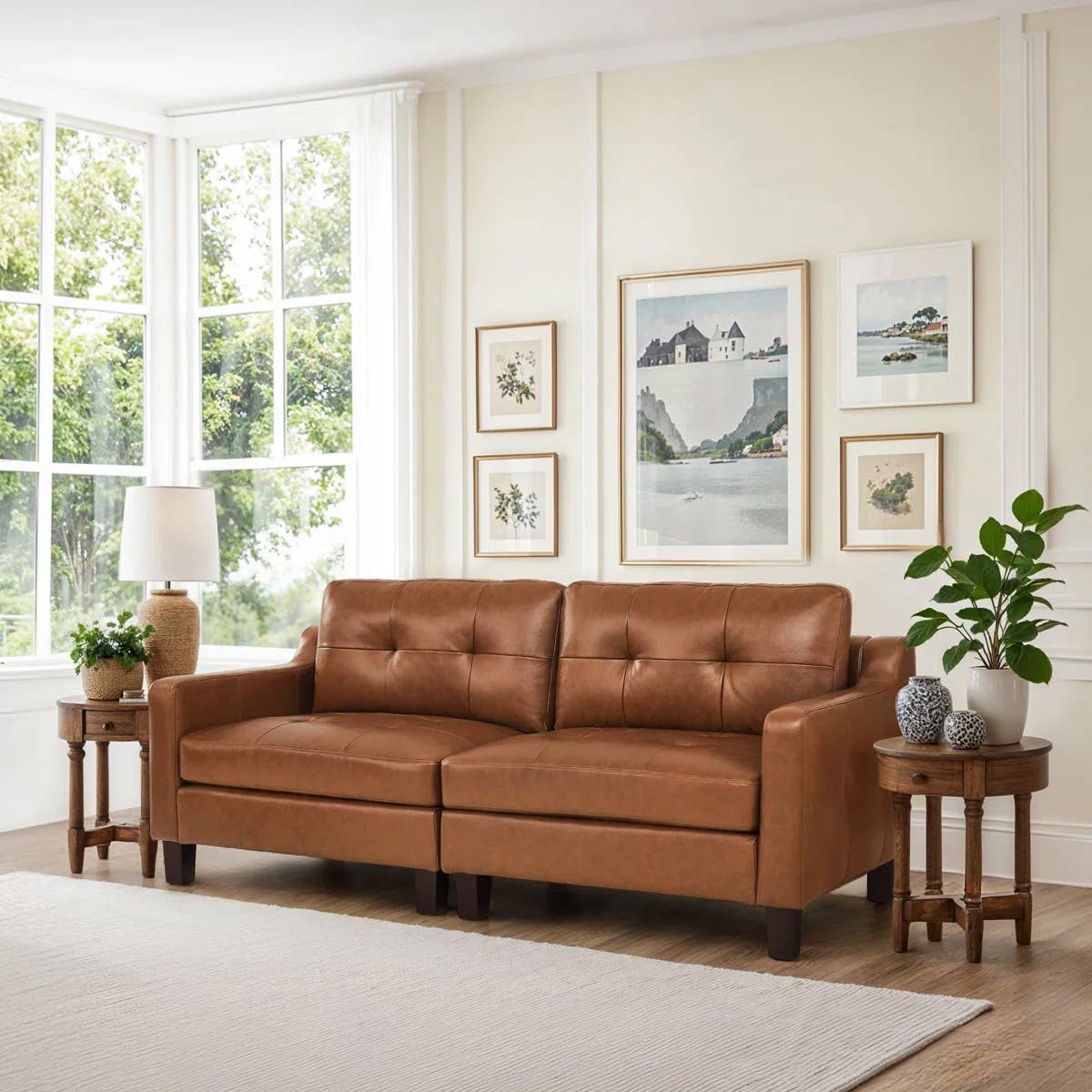 Wayfair is selling an $1,840 genuine leather sofa for $990 - TheStreet