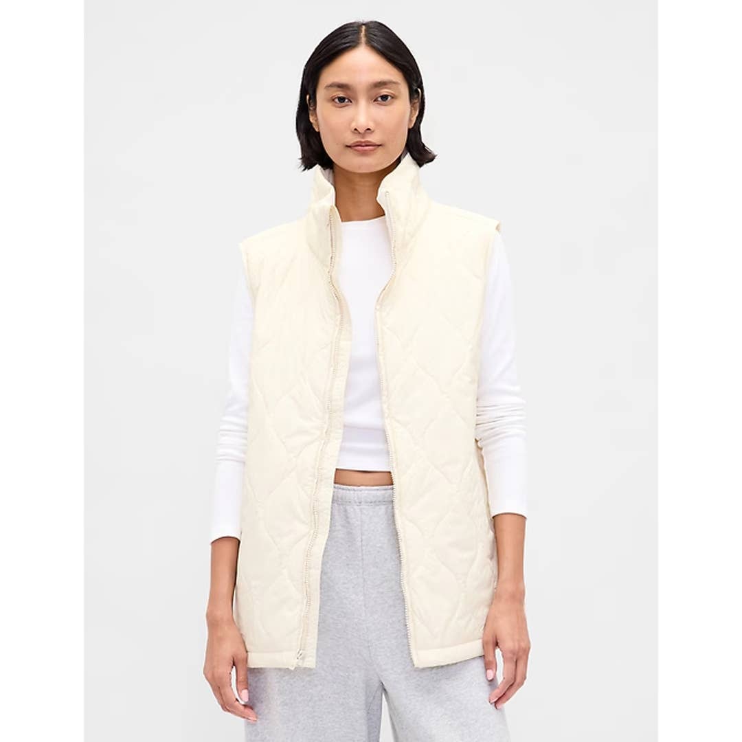 Gap is selling a $98 lightweight puffer vest for $52 - TheStreet