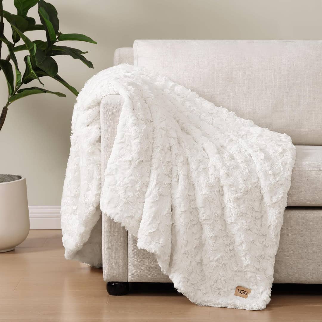 Amazon is selling a $108 Ugg faux fur throw blanket for $84 - TheStreet