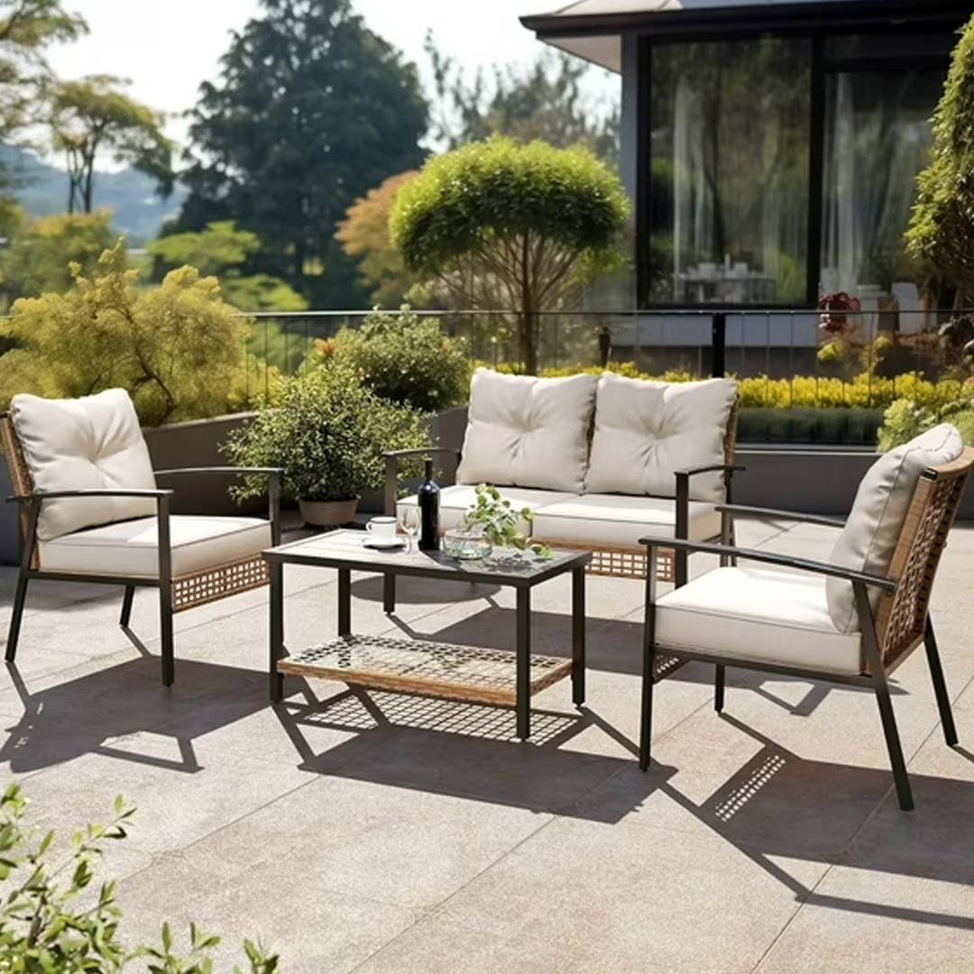 Walmart is selling a $460 wicker patio set for $330 - TheStreet