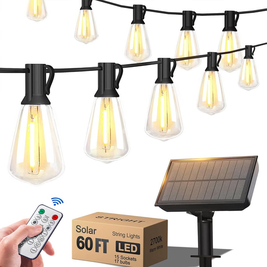 Amazon is selling $30 solar string lights for $18 - TheStreet