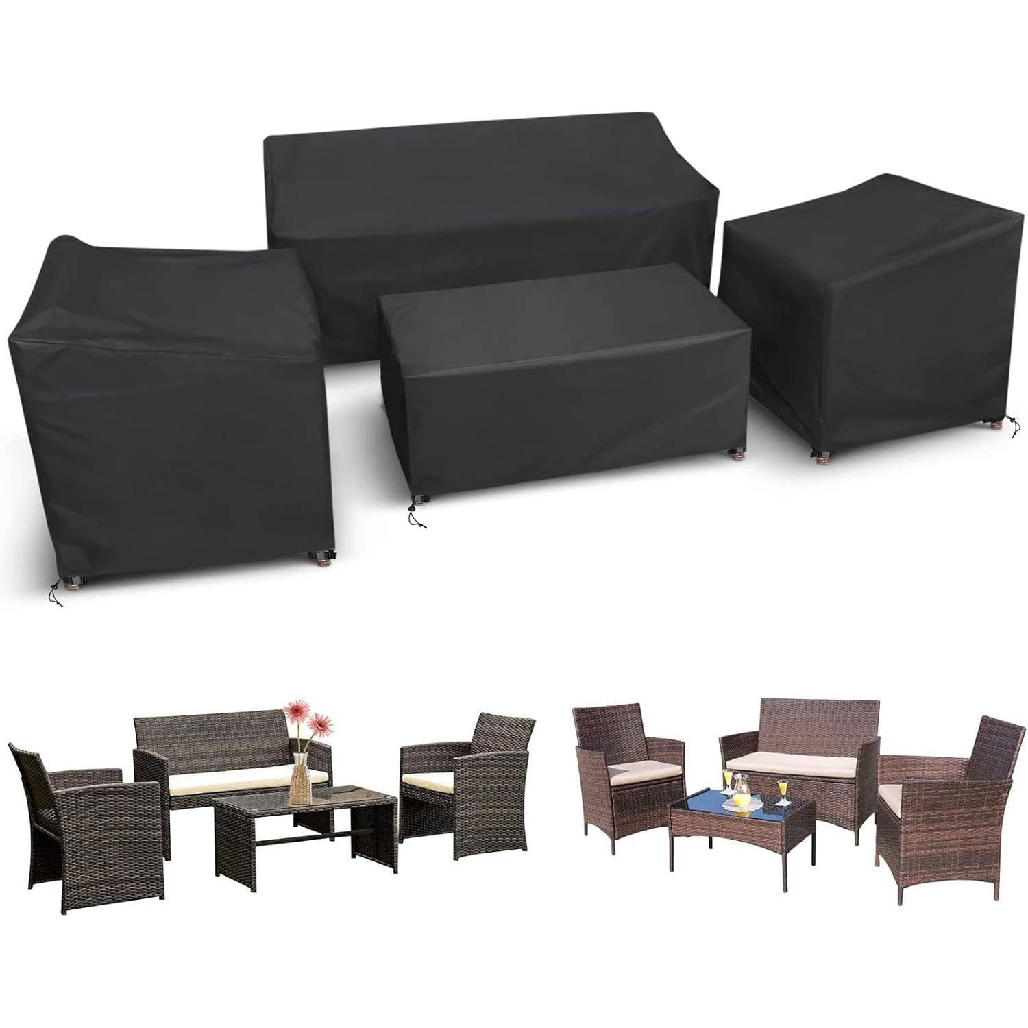 Amazon is selling a $48 patio furniture cover set for $30 - TheStreet