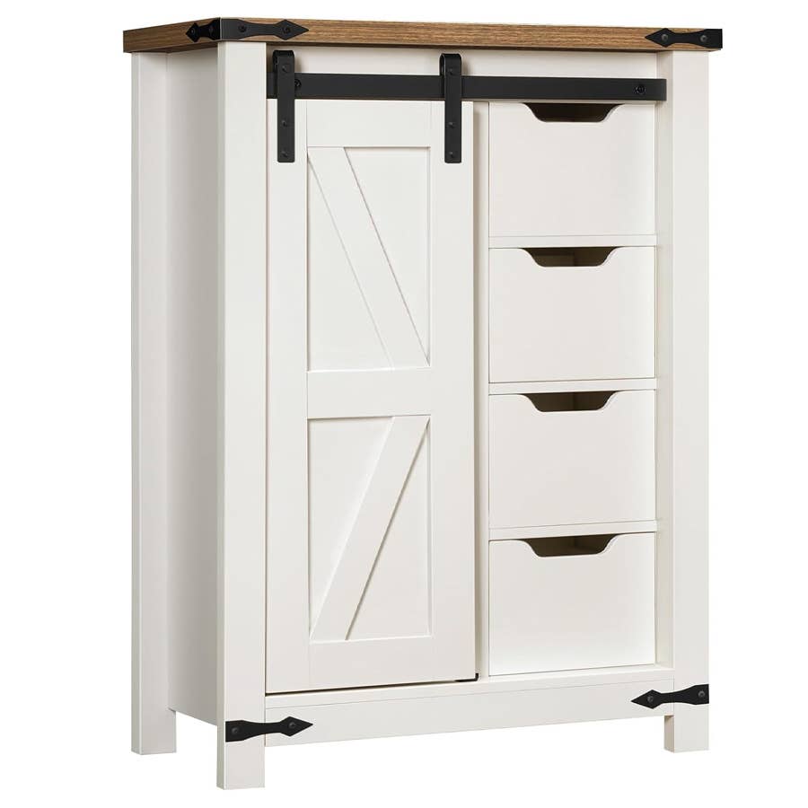 Amazon is selling an $88 farmhouse kitchen pantry for $80 - TheStreet