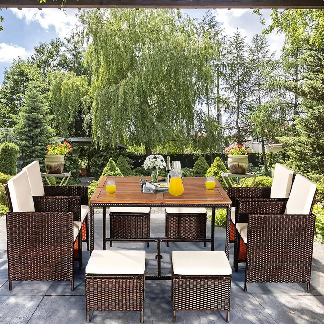 Target is selling a $1,200 wicker patio set for only $441 - TheStreet