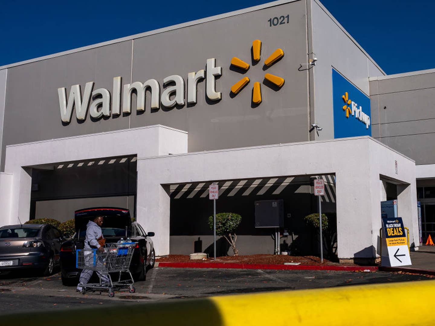 Walmart is selling a $240 TV stand with shelves for $126 - TheStreet
