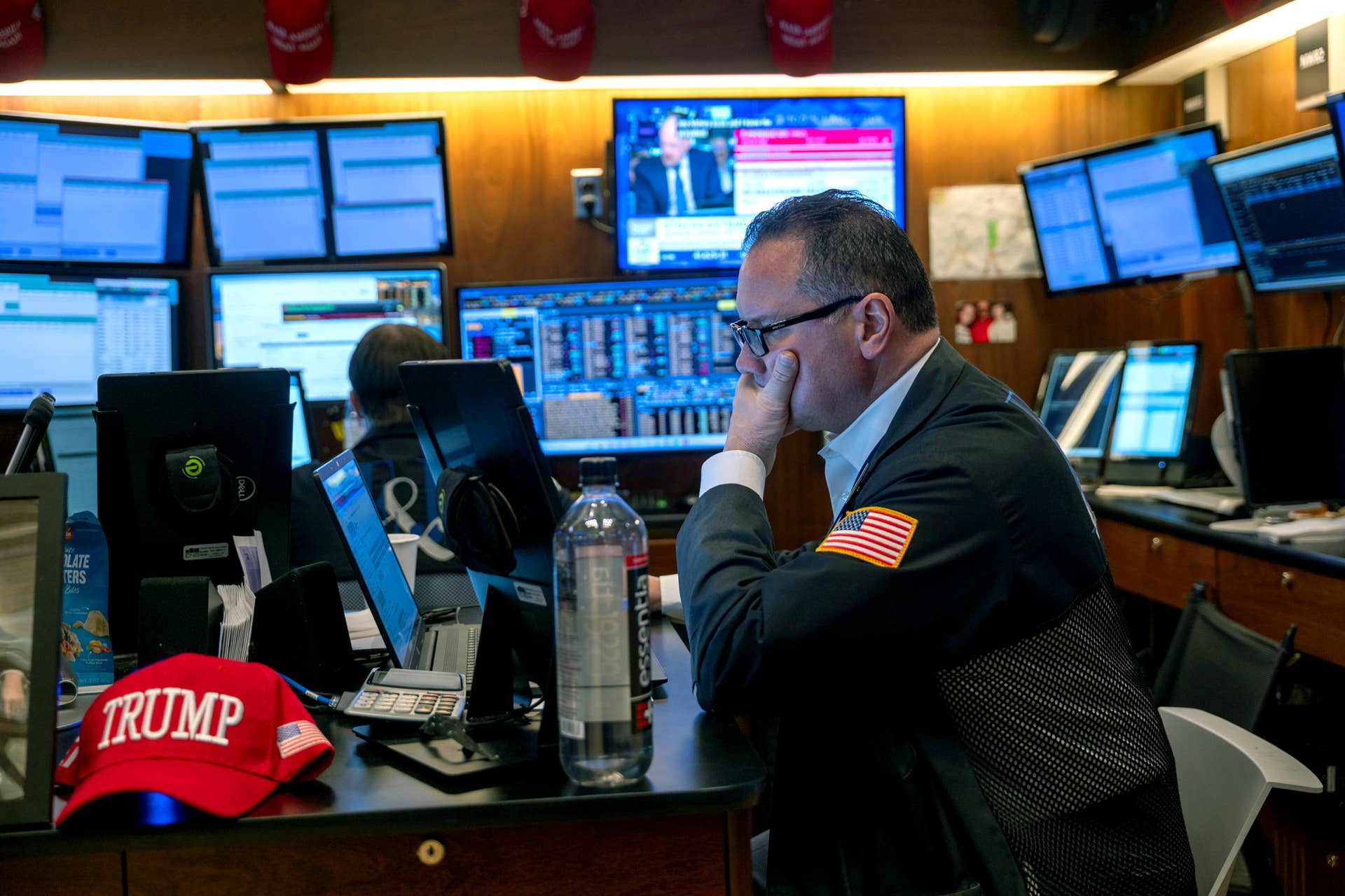 Stock Market Today: Stocks lower, gold leaps as uncertainty grips ...
