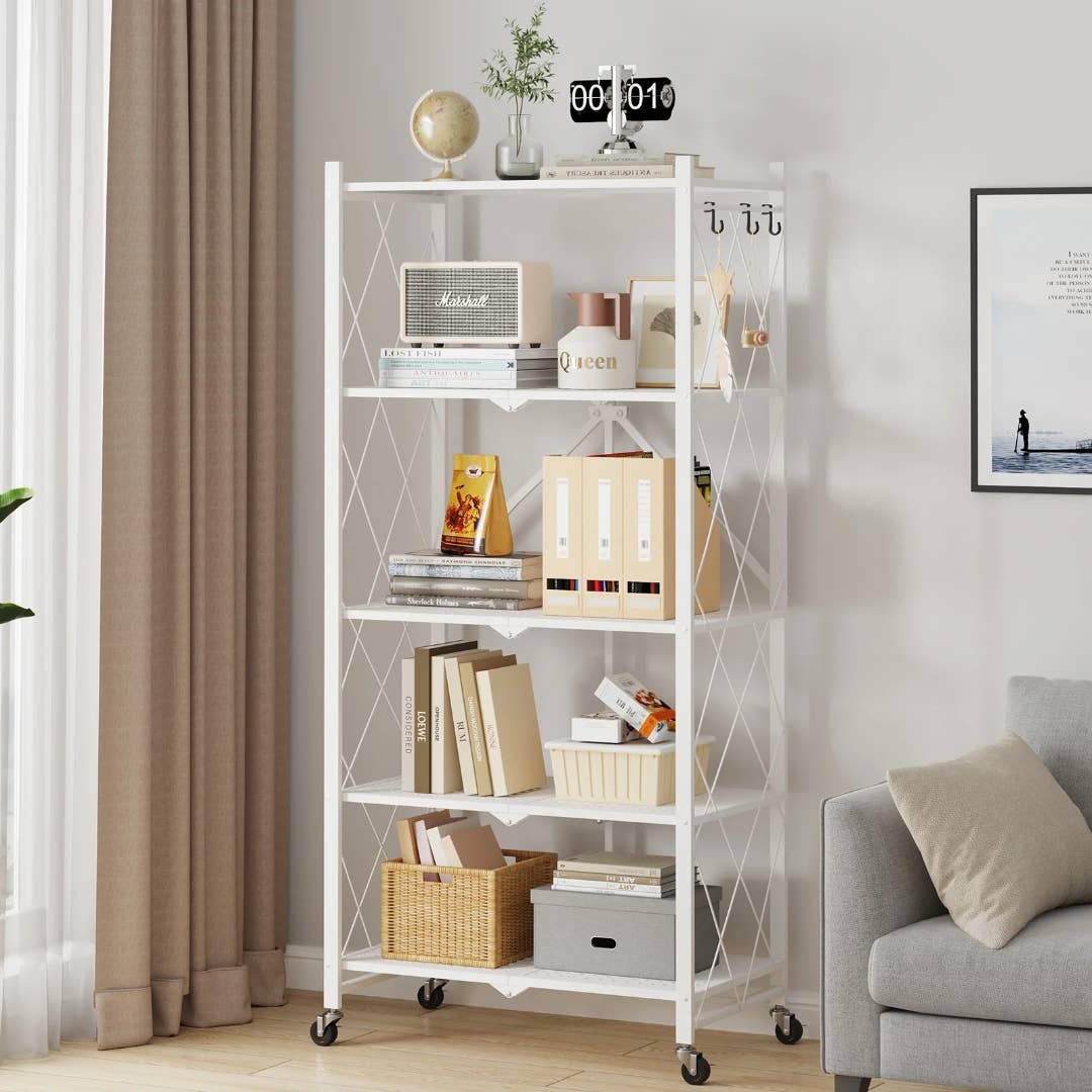 Walmart is selling a $198 5-tier folding shelf for just $66 - TheStreet