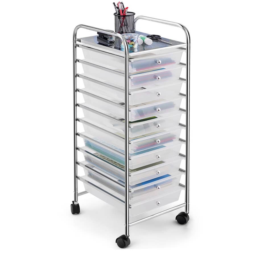 Walmart is selling a 10-drawer rolling storage cart for $40 - TheStreet