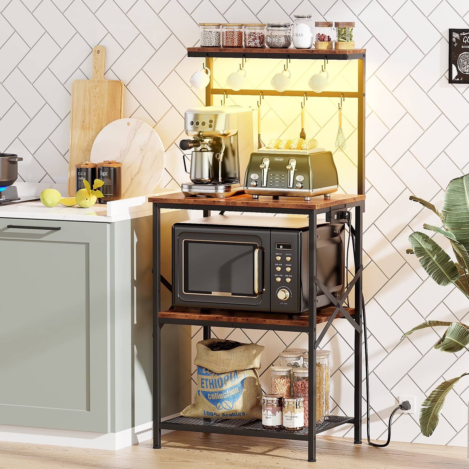 Walmart's bestselling microwave stand is on sale for $44 - TheStreet