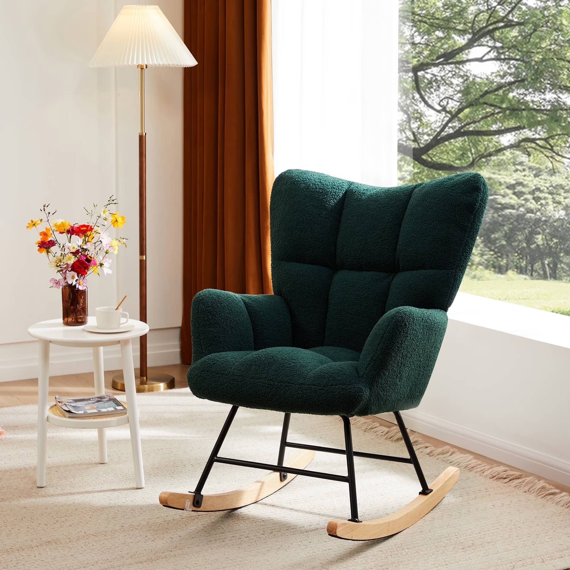 Walmart is selling an upholstered rocking chair for $126 - TheStreet