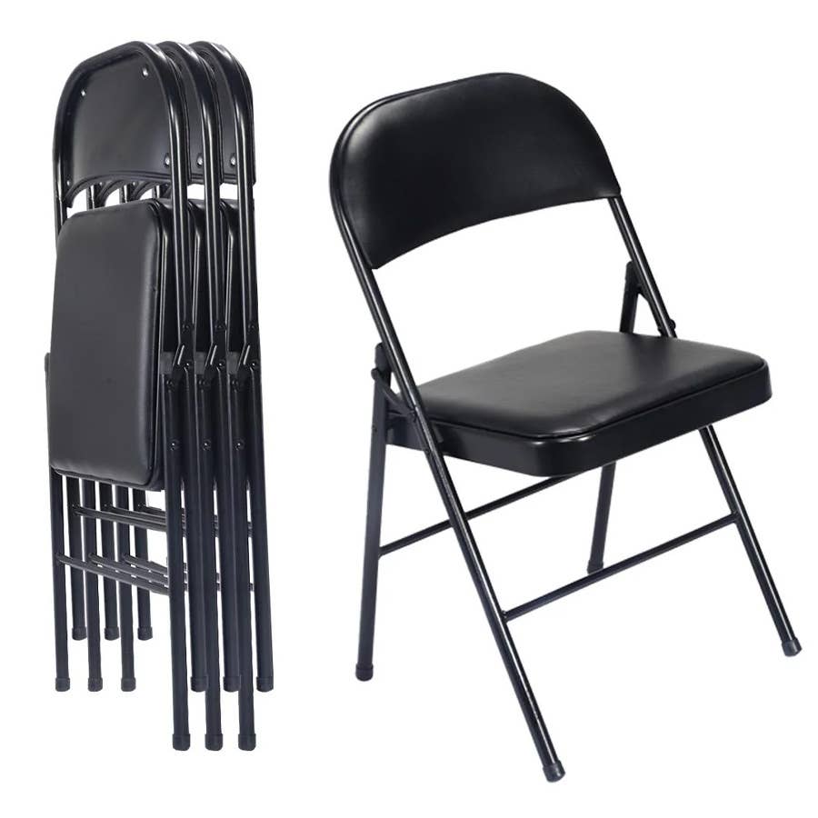 Walmart is selling a 4-pack of padded folding chairs for $63 - TheStreet