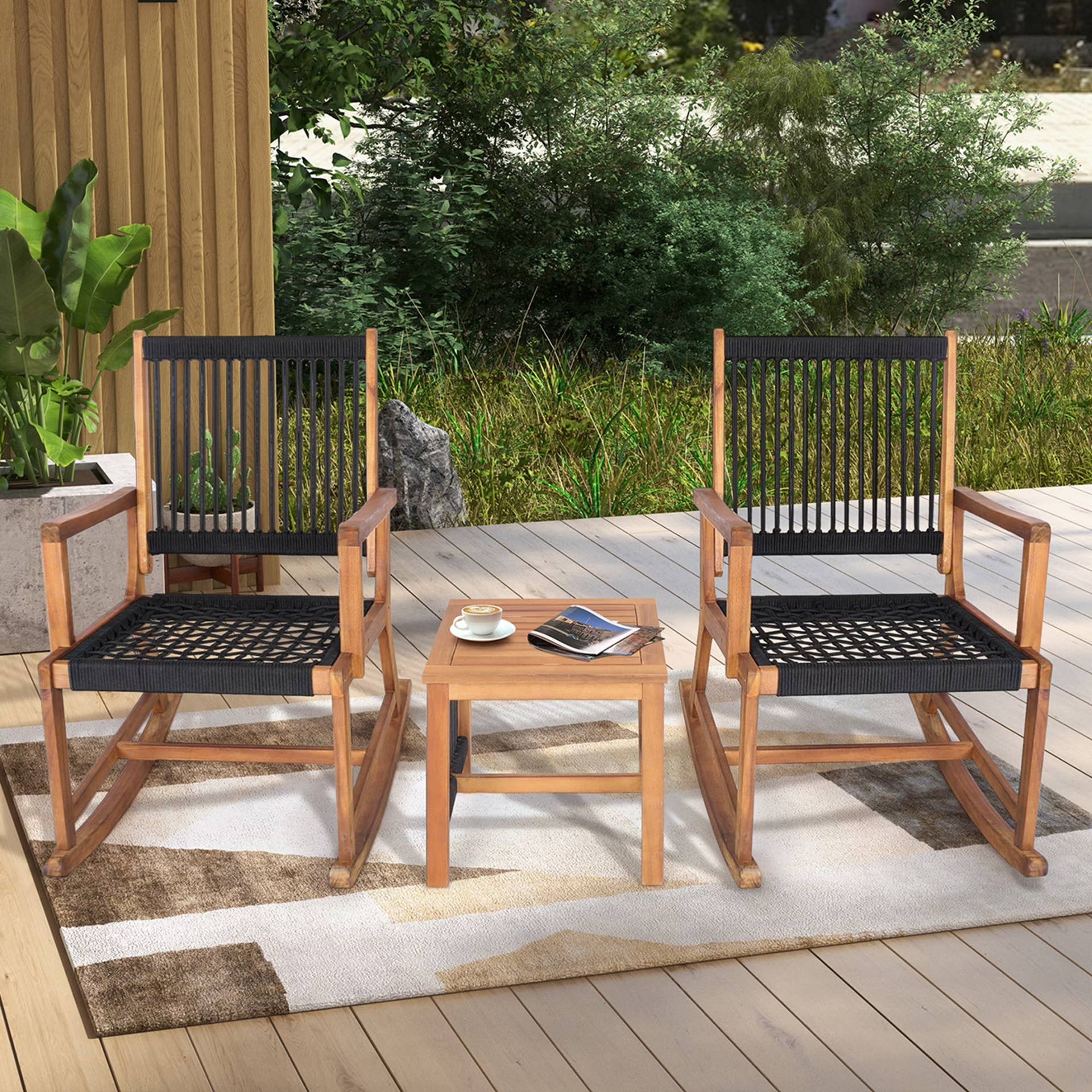 Walmart is selling a $339 rocking chair patio set for $260 - TheStreet