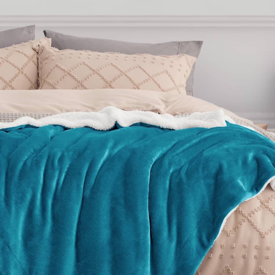 Walmart is selling a $43 reversible throw blanket for $15 - TheStreet