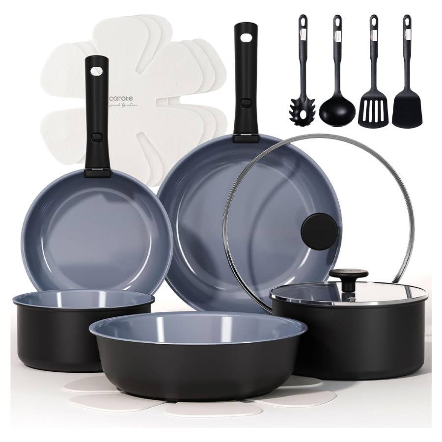 Amazon's top-rated 17-piece cookware set is on sale for $50 - TheStreet