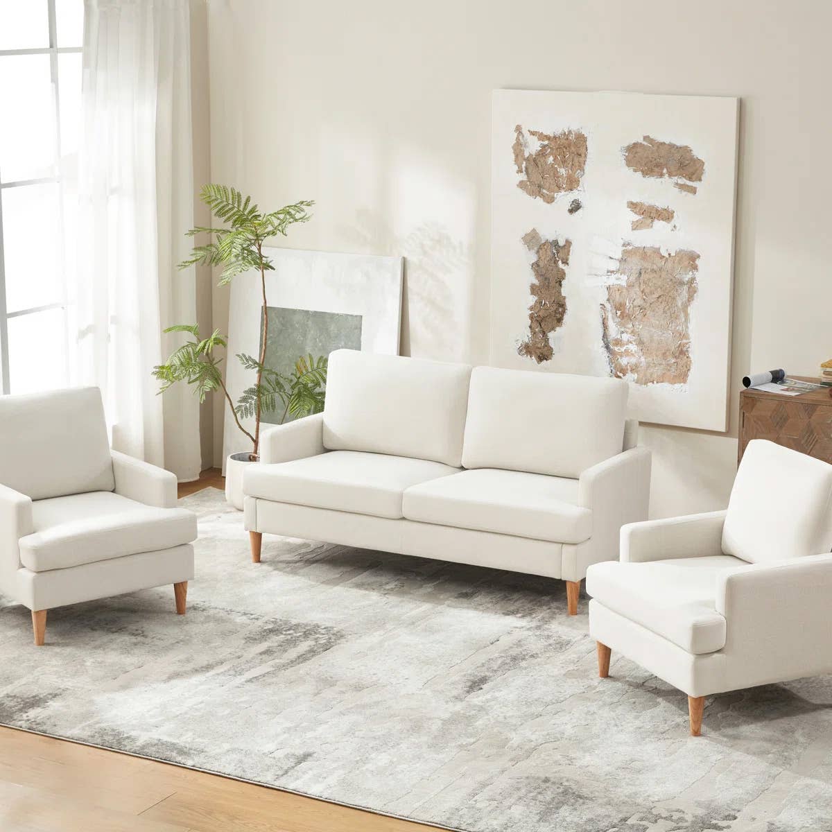 Wayfair is selling a $1,370 living room sofa set for $590 - TheStreet