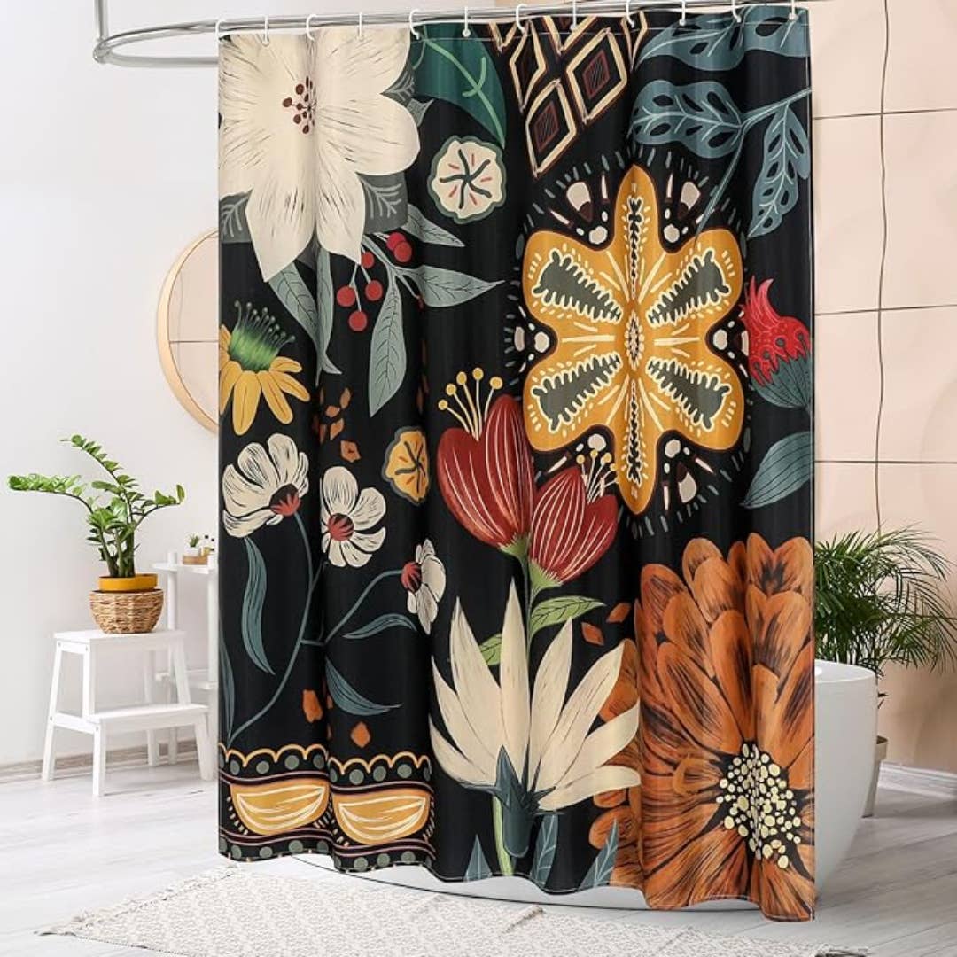 Amazon is selling a $22 boho shower curtain for $13 - TheStreet
