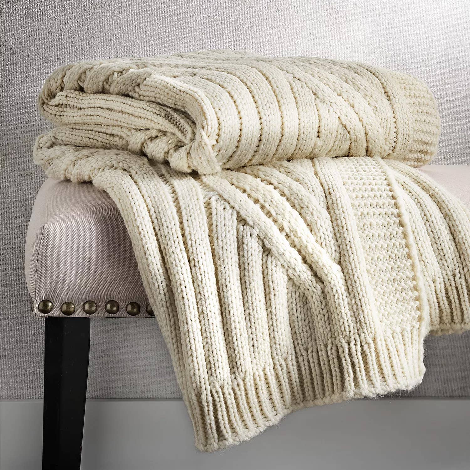 Macy's is selling a $125 knit throw blanket for $37 - TheStreet