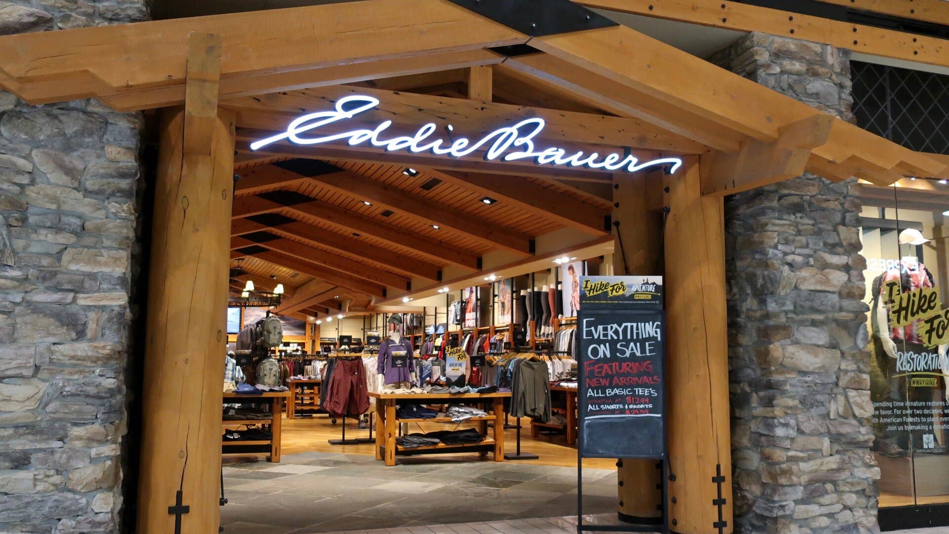 Eddie Bauer is closing with a 50% off sale - TheStreet