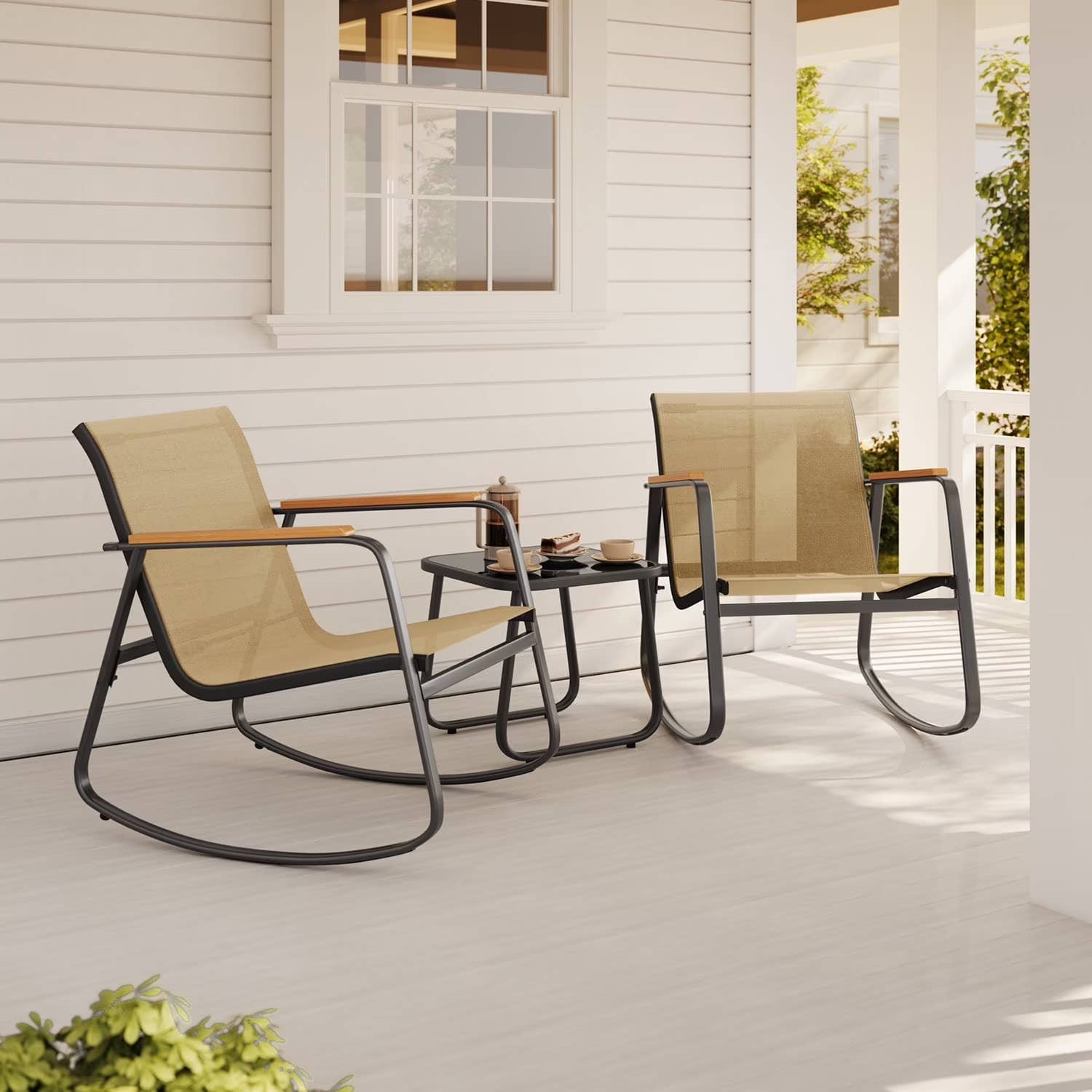 Walmart is selling a rocking chair patio set for only $47 - TheStreet