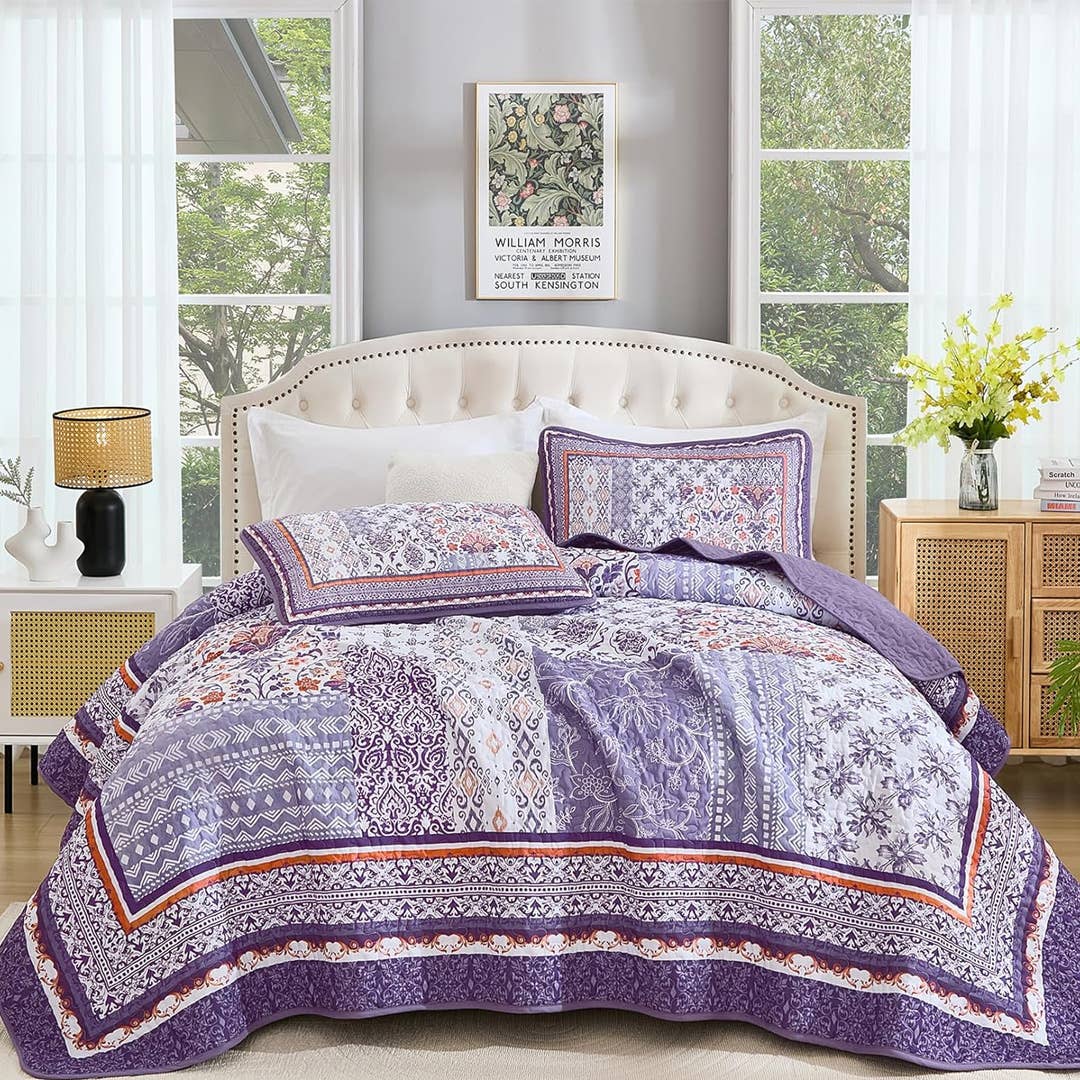 Amazon is selling a boho quilt set for $20 - TheStreet