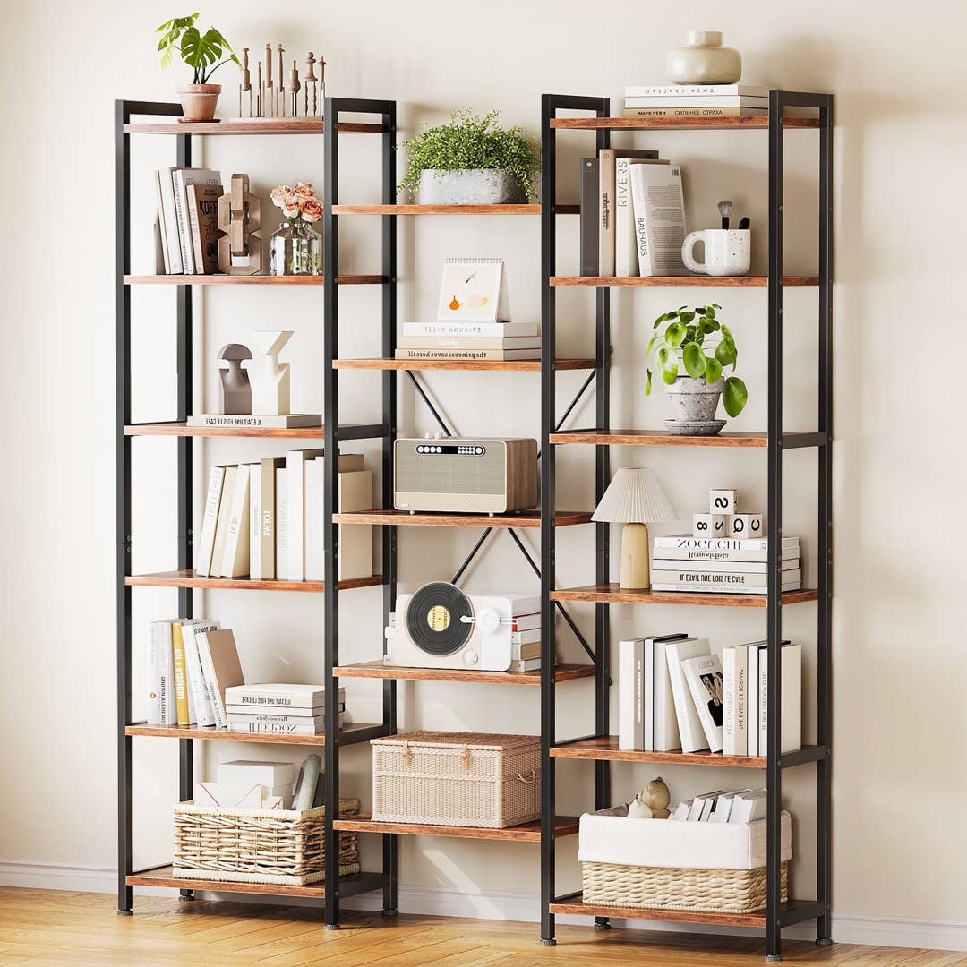 Walmart is selling a triple 6-tier bookshelf for $80 - TheStreet