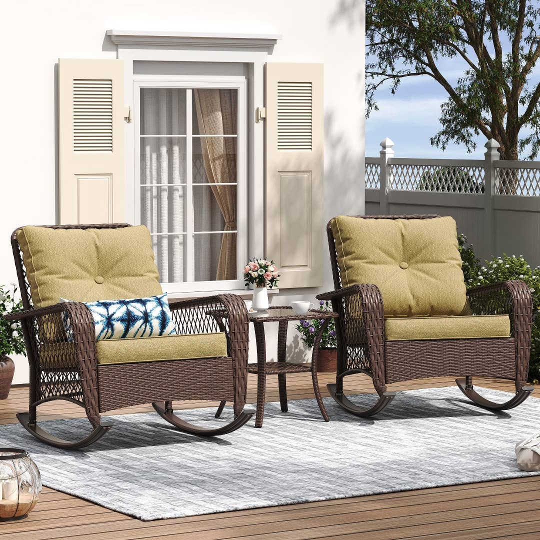 Walmart is selling a $300 rocking chair patio set for $170 - TheStreet
