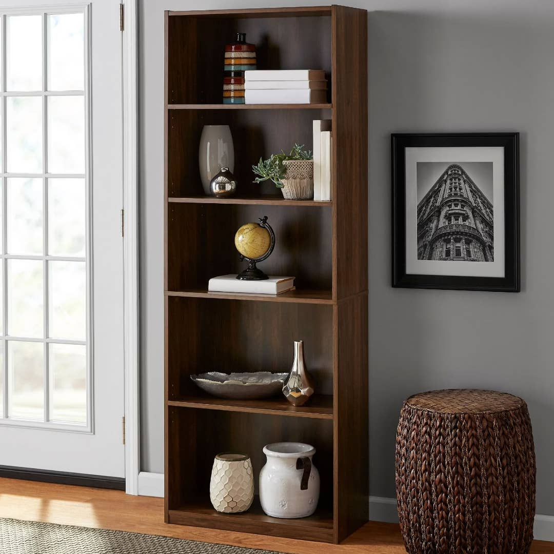 Walmart's bestselling 5-tier bookcase is only $40 - TheStreet