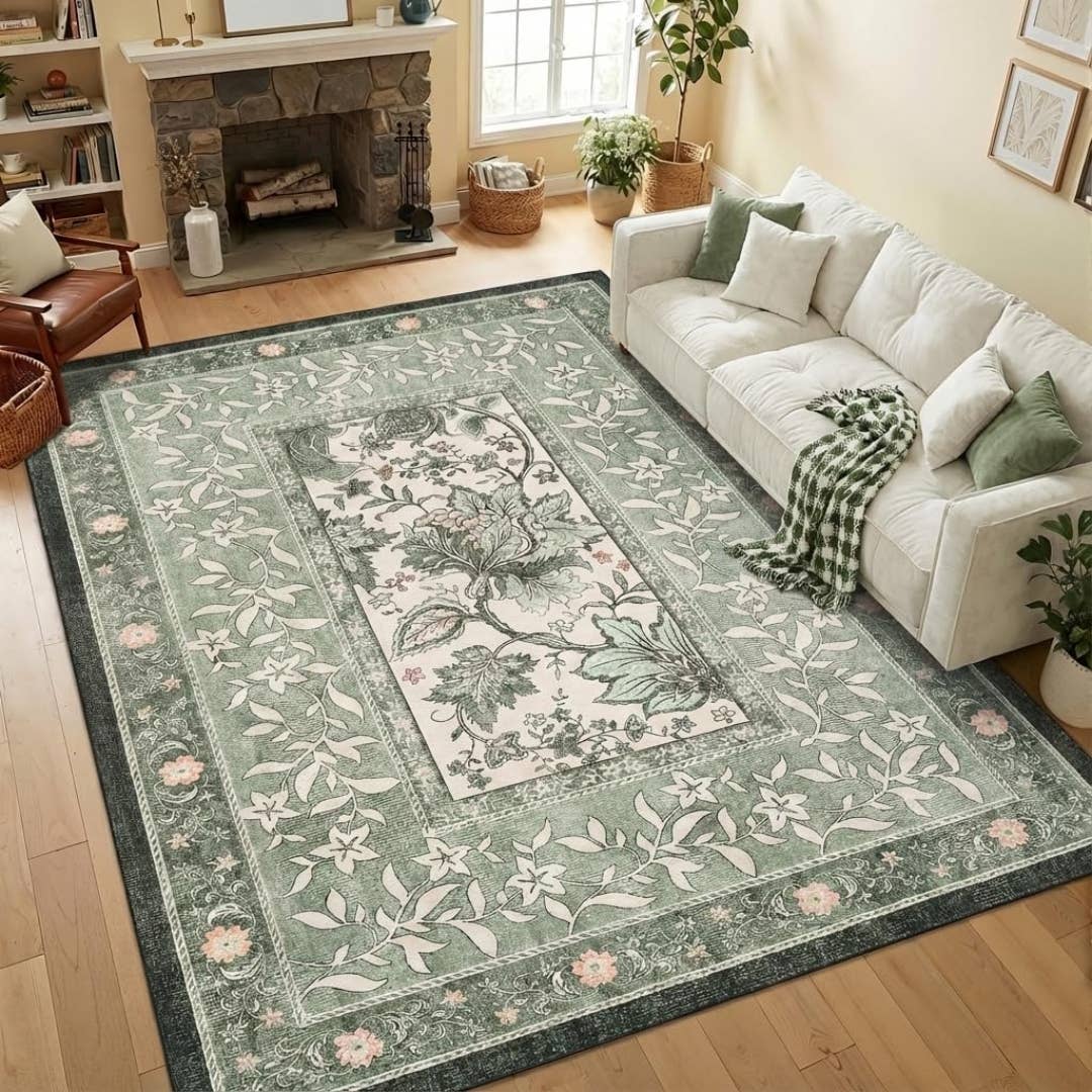 Amazon is selling a cottagecore-style rug for just $40 - TheStreet