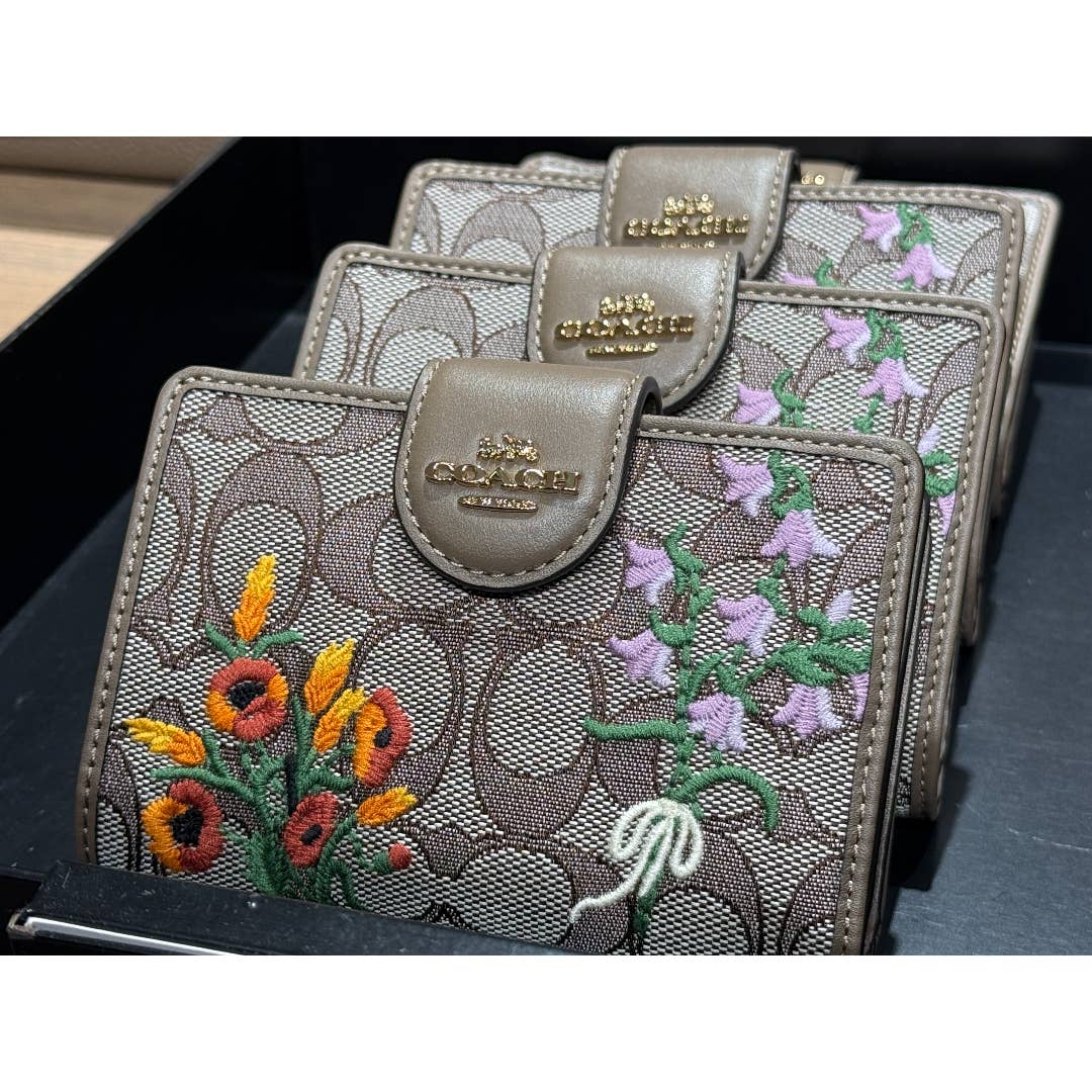 Coach Outlet has a new floral embroidery collection - TheStreet