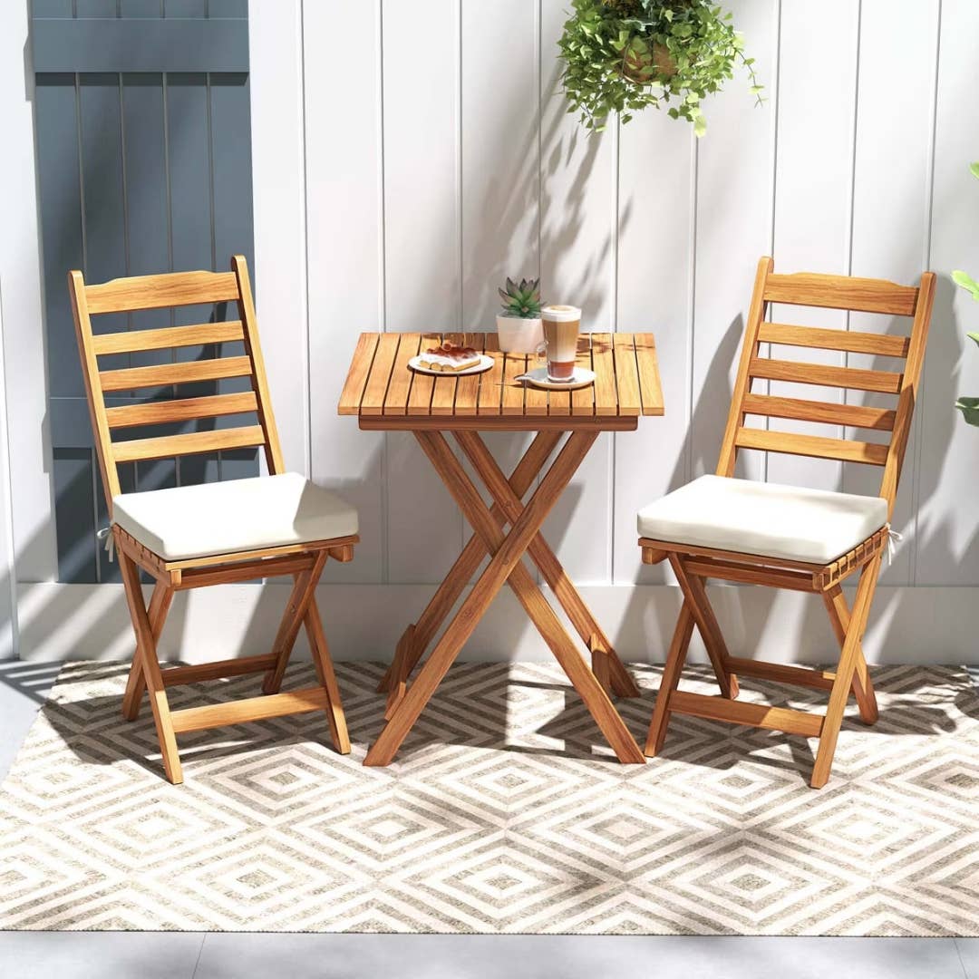 Target's $236 3-piece folding patio bistro set is just $140 - TheStreet