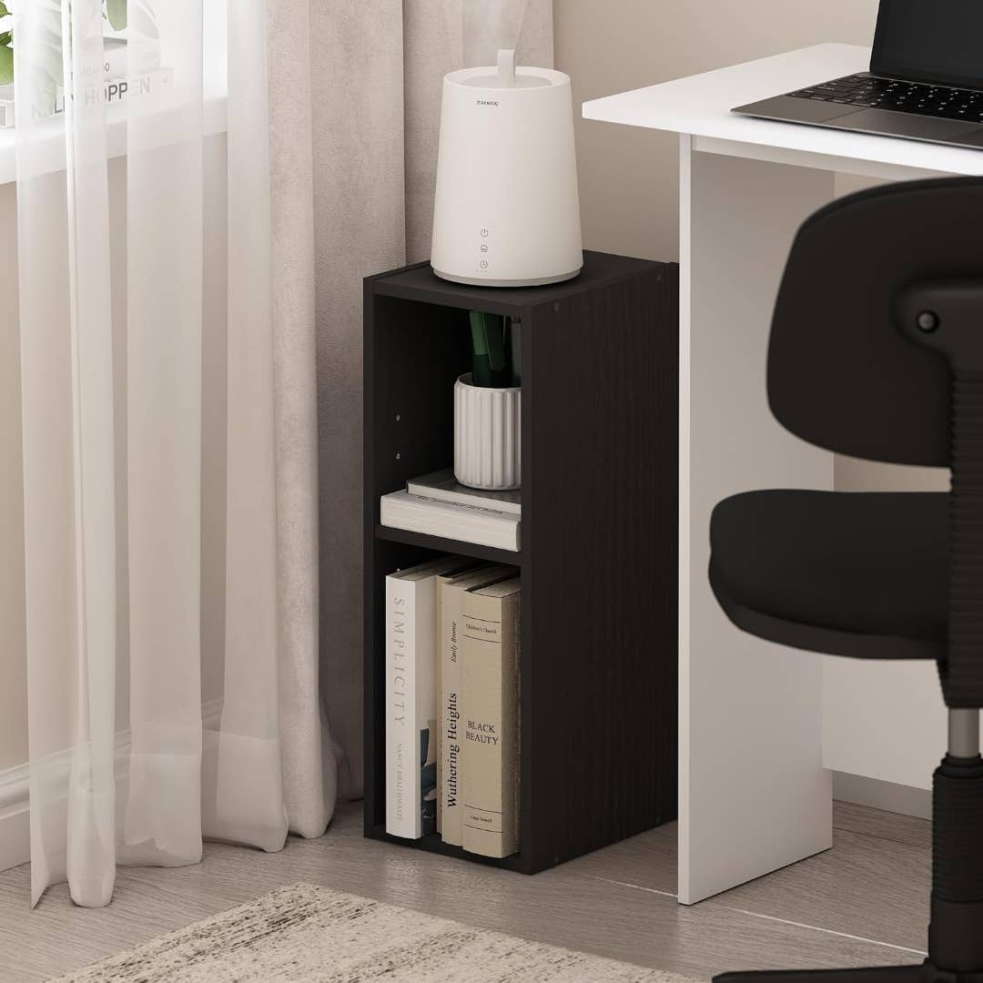 Amazon is selling a 2-tier narrow bookshelf for $23 - TheStreet