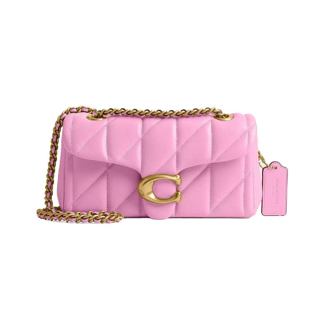 Coach's popular shoulder bag now comes in a new pink color - TheStreet