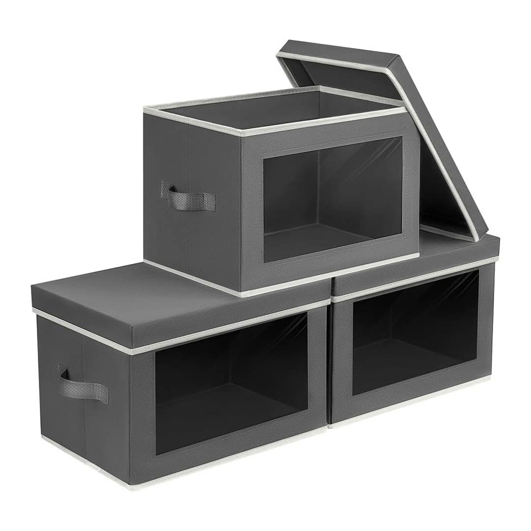Amazon's 3-pack of storage bins with lids is just $17 - TheStreet