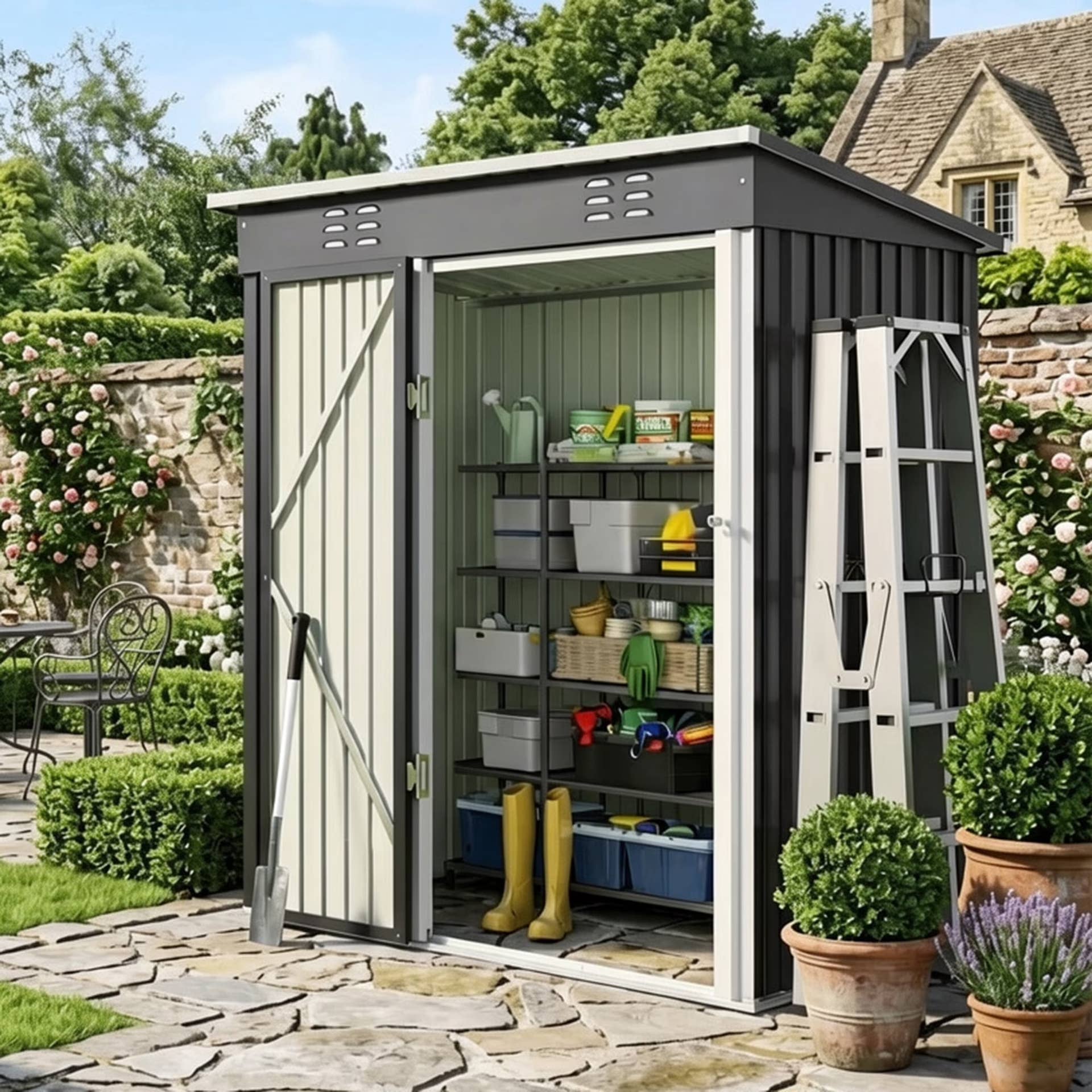 Walmart has a lockable 5-foot shed for only $96 - TheStreet