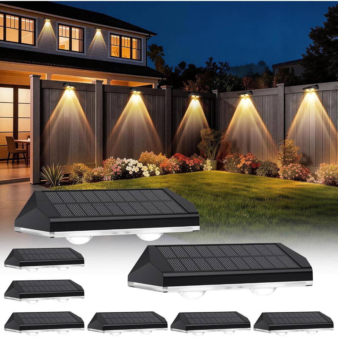 Amazon has a $39 8-pack of solar fence lights for $28 - TheStreet