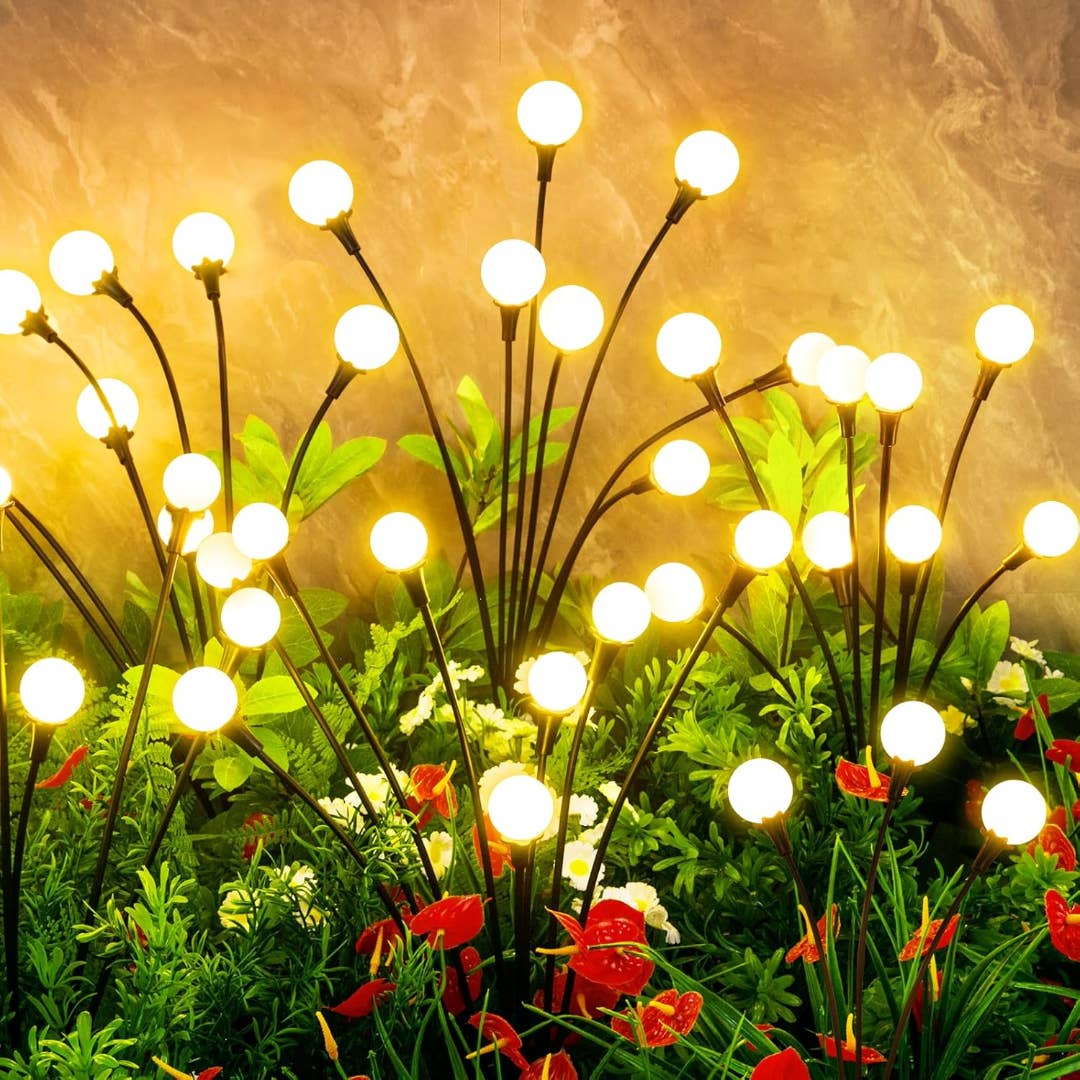Amazon has a 4-pack of solar firefly lights on sale for $23 - TheStreet