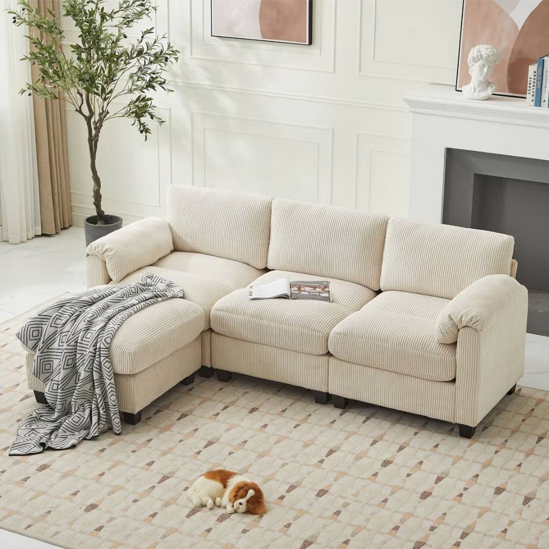 Target's sectional sofa maximizes living room seating - TheStreet